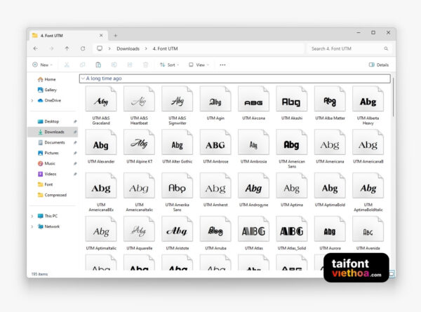 Download trọn bộ Font Full, Font chữ Tiếng Việt đầy đủ nhất | Tải Font ...